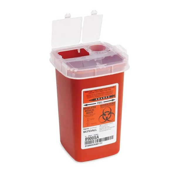 Ecommerce platform - Kendall Phlebotomy Sharp Container 1Qt - Kendall