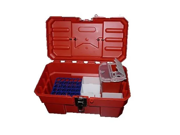 Ecommerce platform - Solid Red Elite Lockable Phlebotomy Tray - Pulmolab