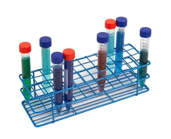 Ecommerce platform - Epoxy Coated Wire Test Tube Rack Blue - Heathrow Sc...