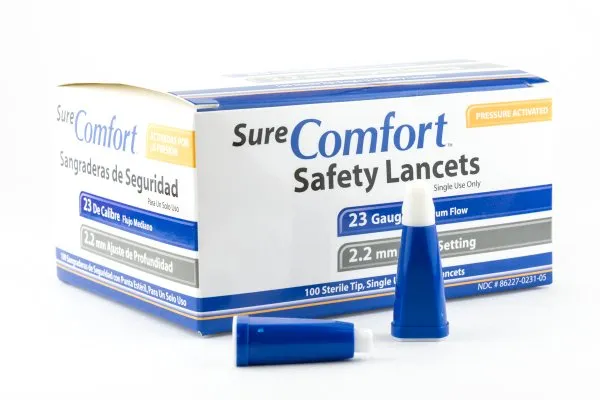 Ecommerce platform - Allison Medical Sure Comfort Safety Lancets 23G Med...