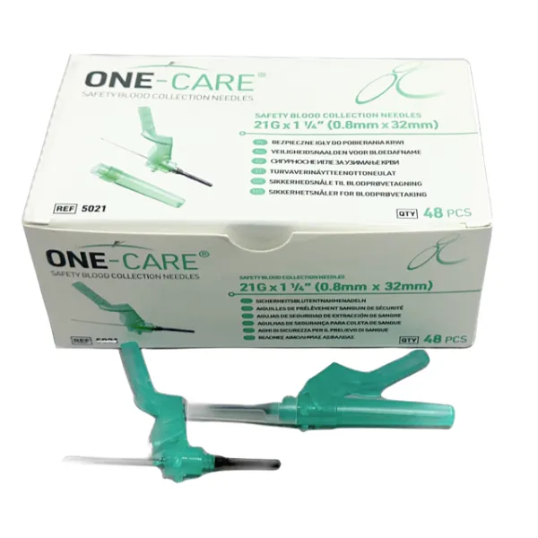 Ecommerce platform - One Care Safety Blood Collection Needle 21Gx 1.25 4...